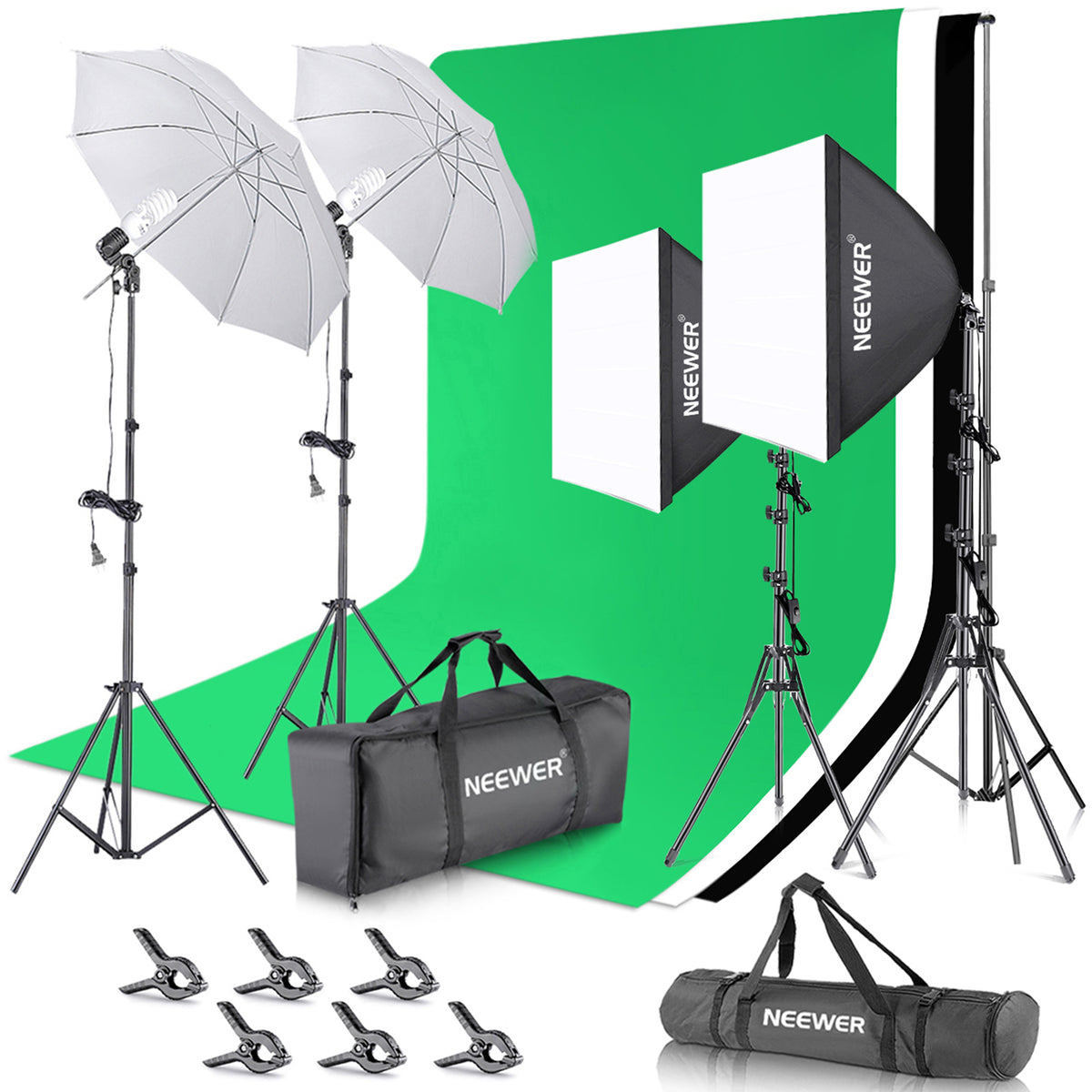 NEEWER 2.6x3M Background Support System Lighting Kit