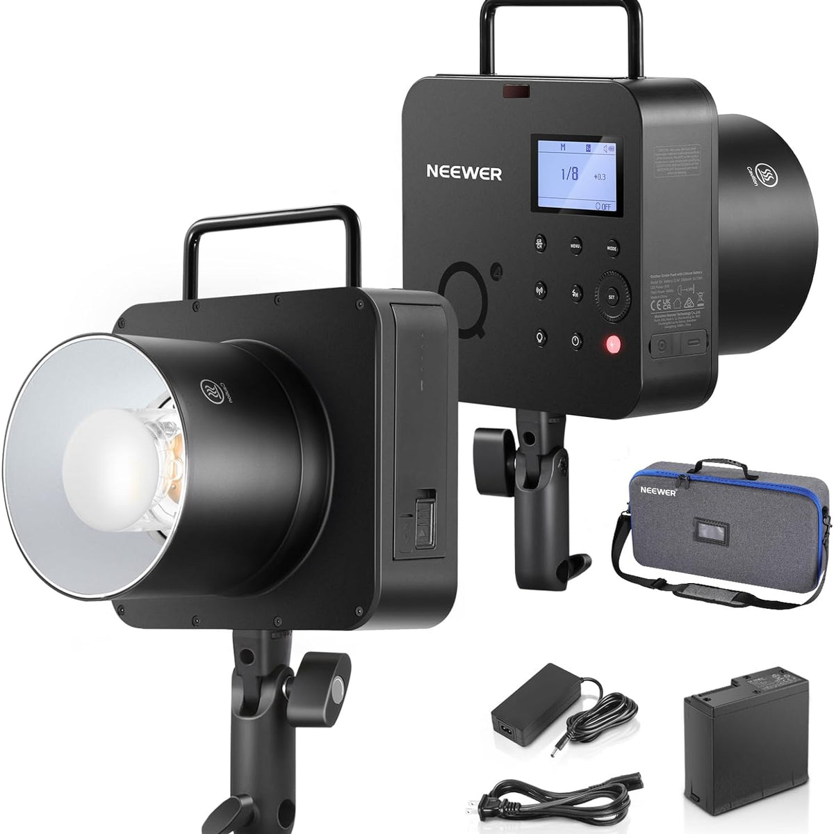 Q4 400Ws Studio Flash | Outdoor Strobe Light - NEEWER