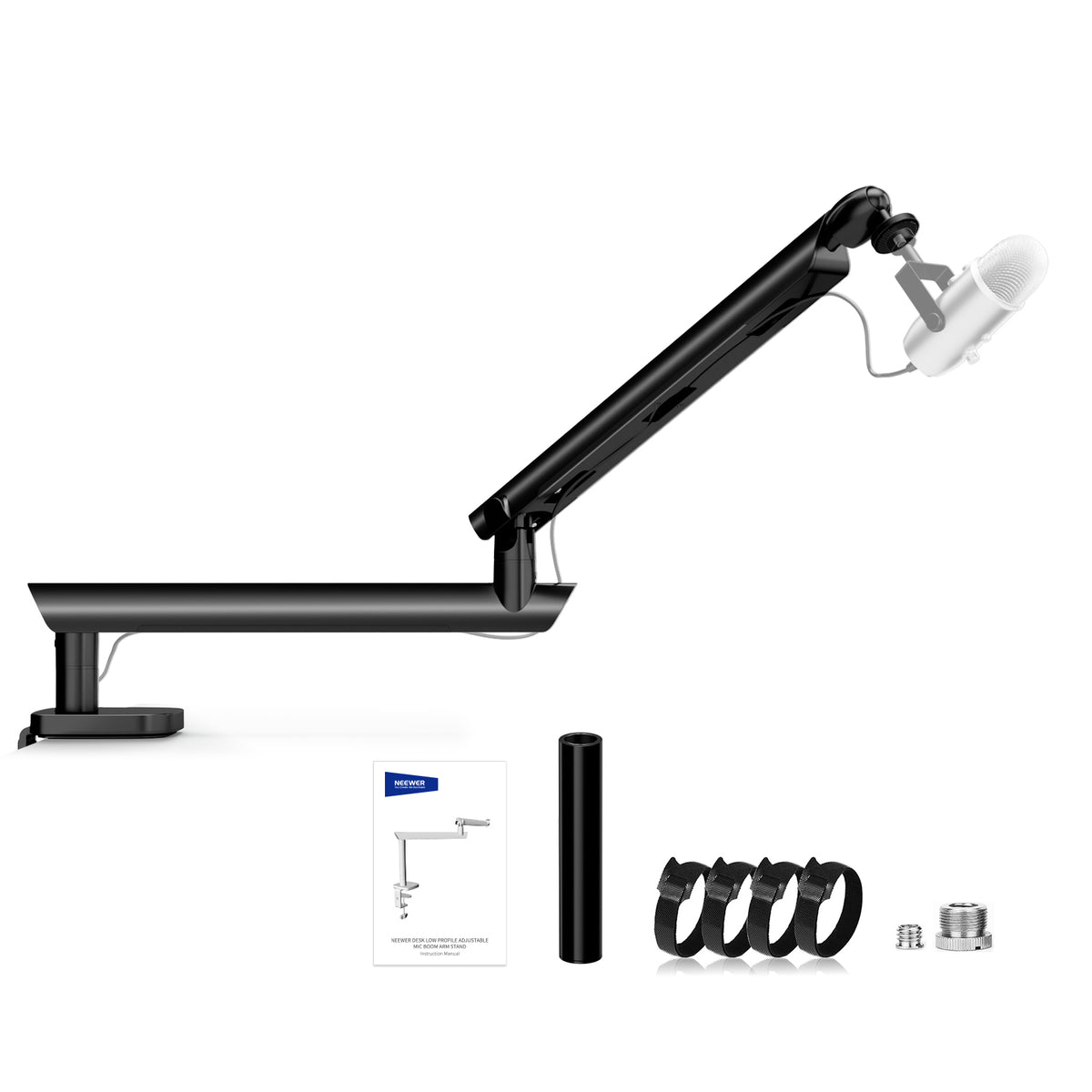 NEEWER MS007 Low Profile Mic Stand | Microphone Boom Arm