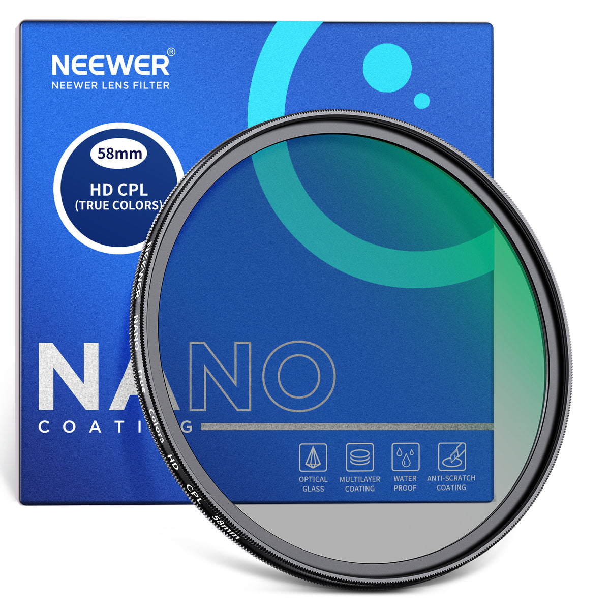 NEEWER True Colors Circular Polarizer Lens Filter