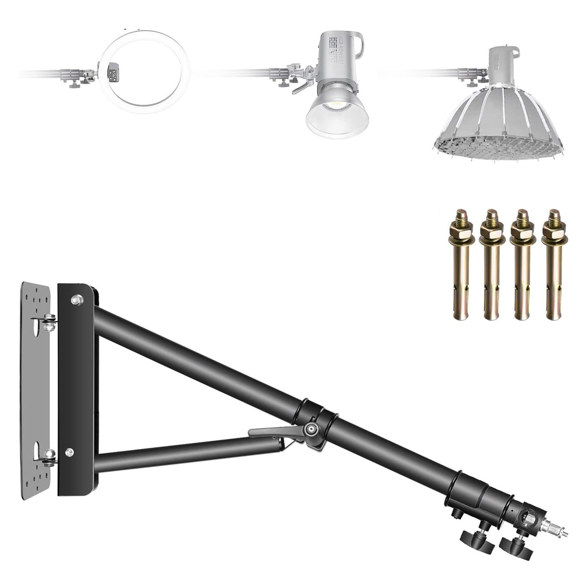 NEEWER 130CM Wall Mount Boom Arm | Wall Boom Arm