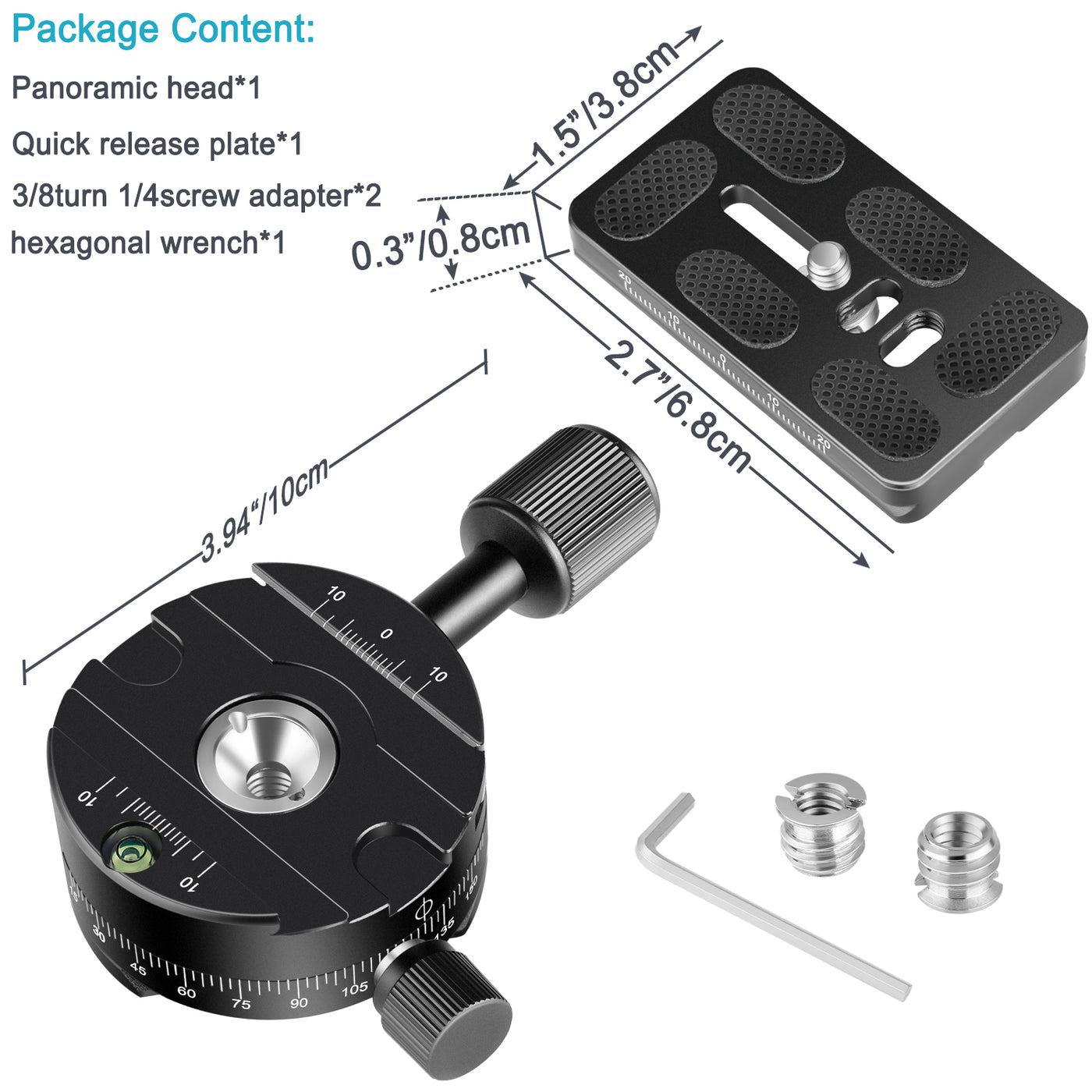 Tripod Head and Accessories – NEEWER