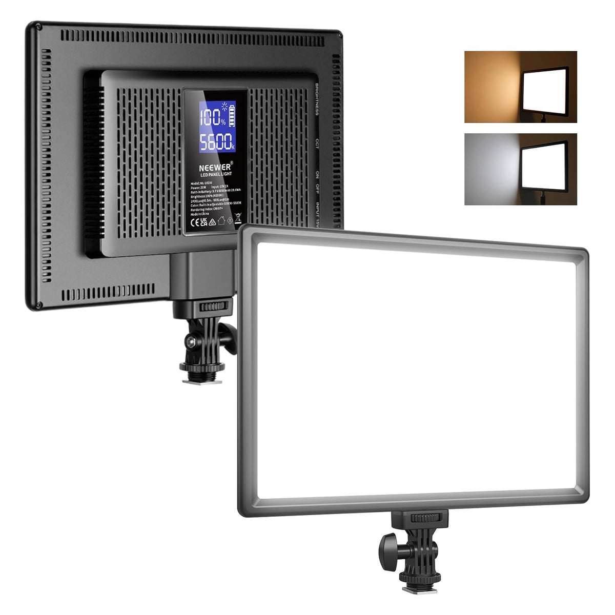 NEEWER NL-192AI Bi-Color Light Panel | Portable LED Light