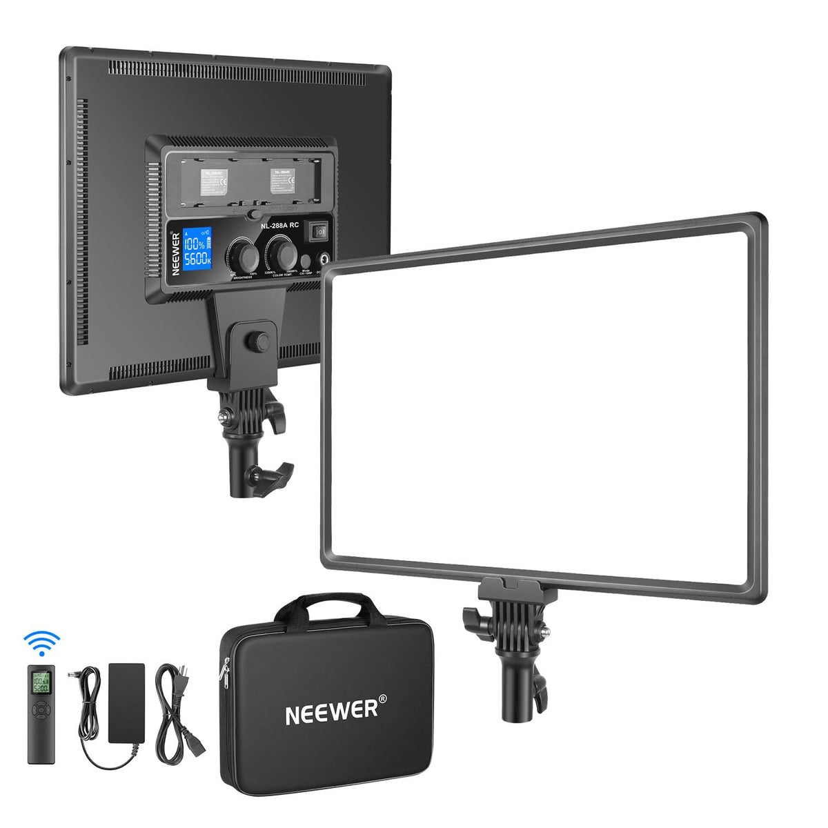NEEWER NL288A LED Panel Light Kit | Bi-Color Video Light