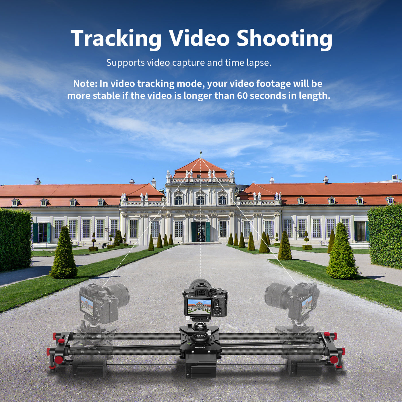 NEEWER ER1 Motorized Camera Slider | Videography Slider