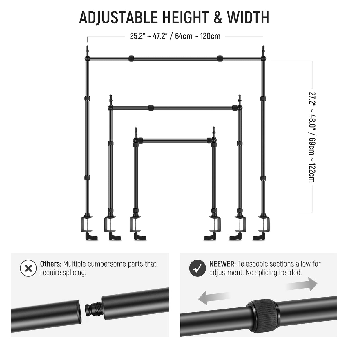 NEEWER NK002 Overhead Camera Mount Rig - NEEWER