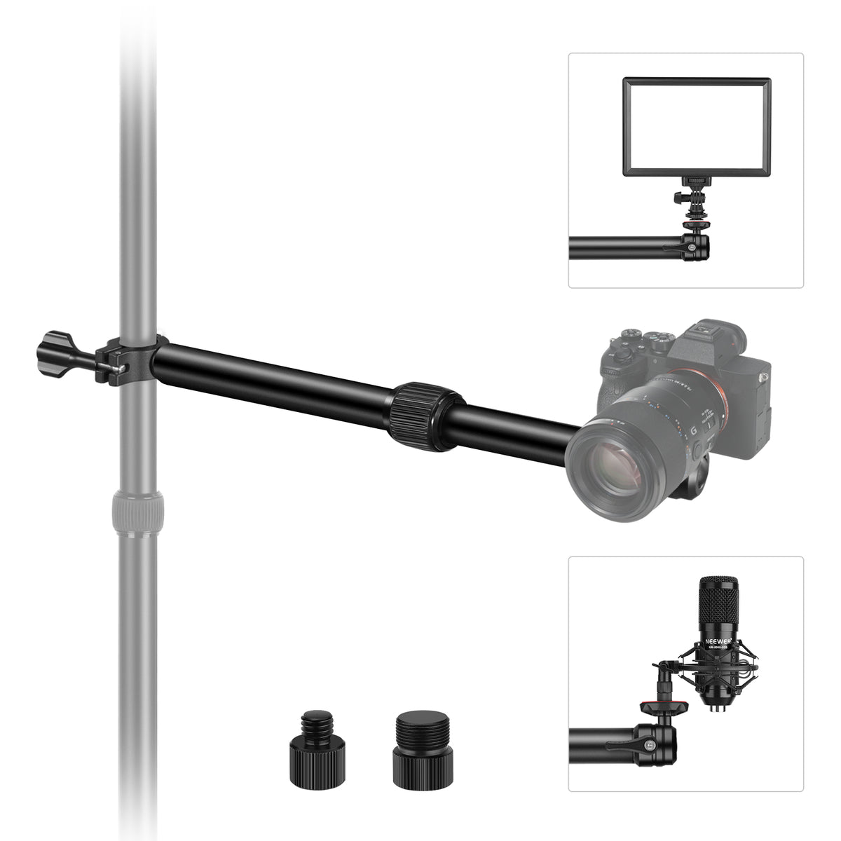 NEEWER DS001 Overhead Camera Mount Arm | Telescopic Arm