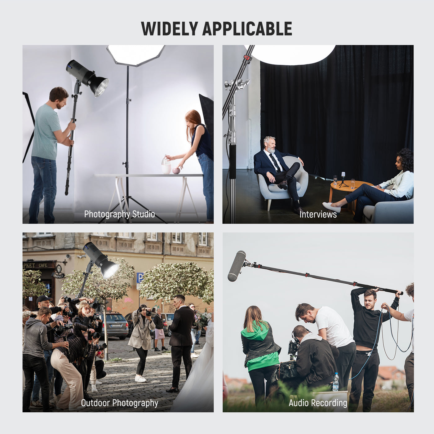 NEEWER MS-230C 7.5ft/230cm Boom Pole Stand - NEEWER