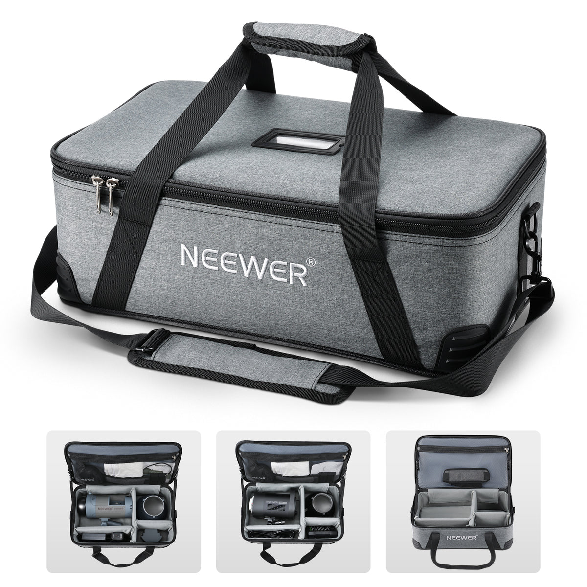 NEEWER PB5 Carrying Bag for Flash with Movable Foam Padded