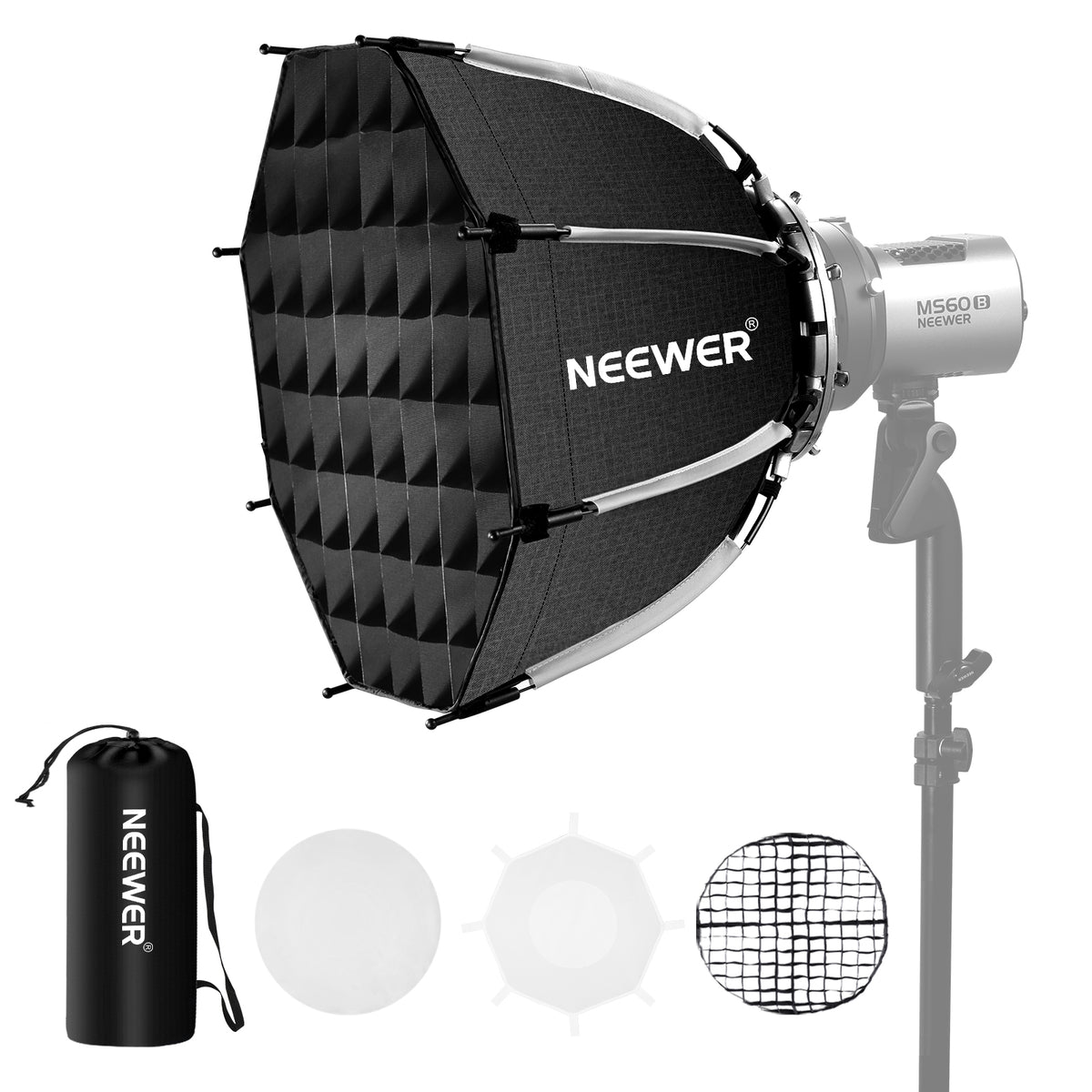 NS1P 45cm Octagonal Softbox | Foldable Softbox - NEEWER