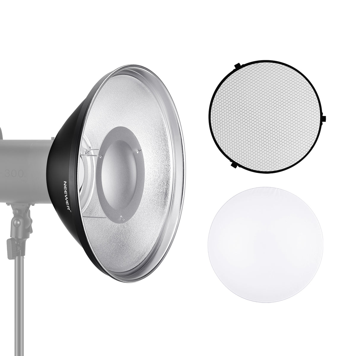 NEEWER 30cm/55cm Flash Light Reflector | Beauty Dish
