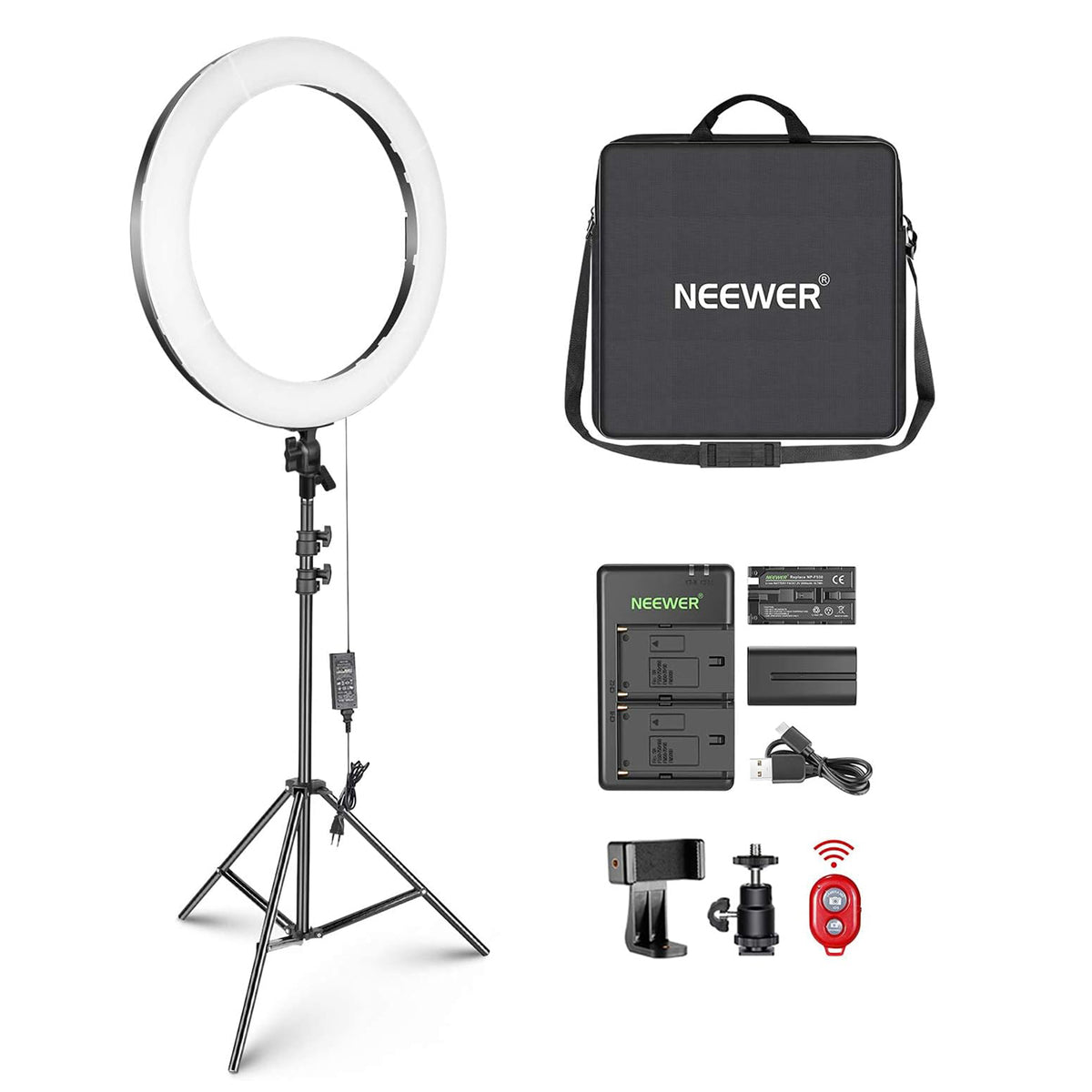 NEEWER RP20-B 20" Bi-color Ring Light | Bigger Ring Light