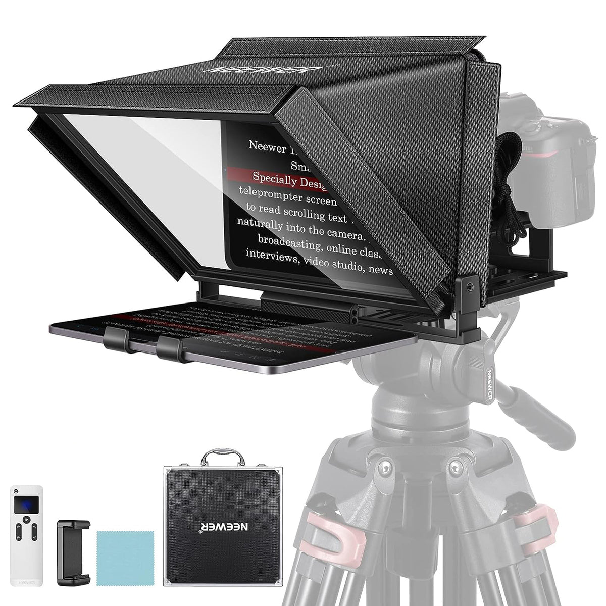 NEEWER X12 Remote Teleprompter | iPad Teleprompter