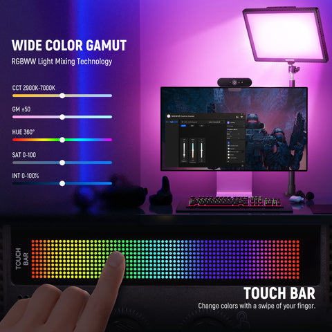 NEEWER GL1C RGB LED Light | Streaming Light