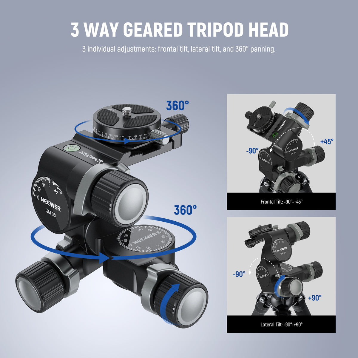 Tripod Head and Accessories – NEEWER