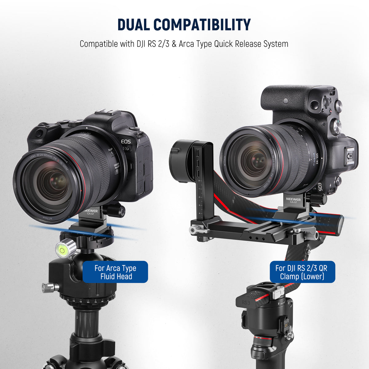 NEEWER Rotatable Camera Lens Collar Mount Plate