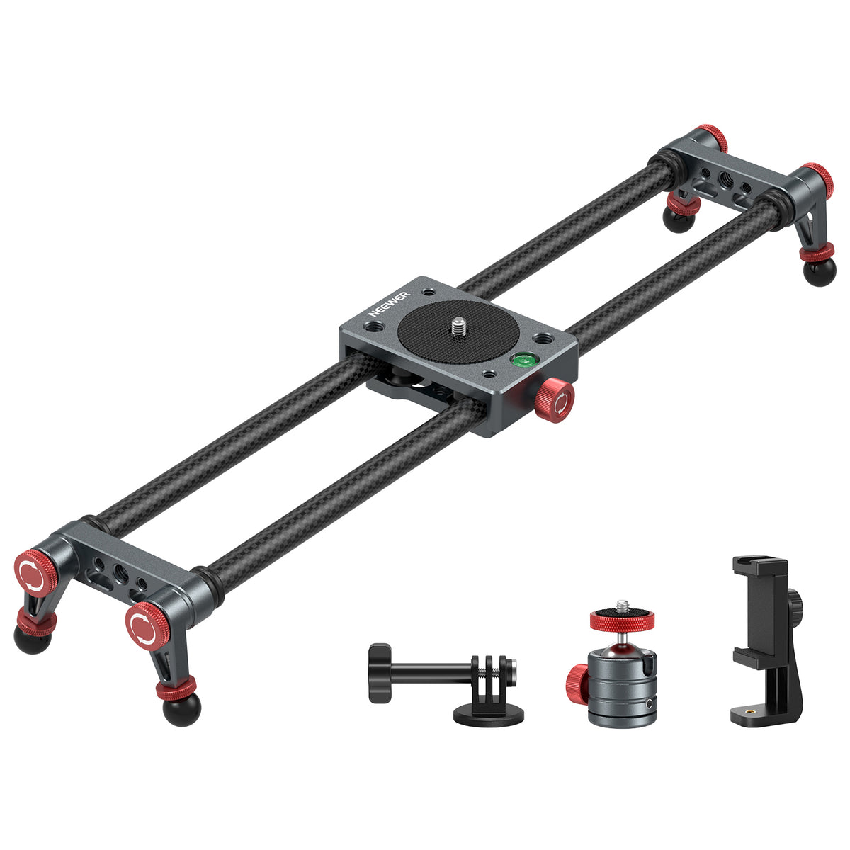 NEEWER CS1M/CS2M Carbon Fiber Slider | Professional Slider