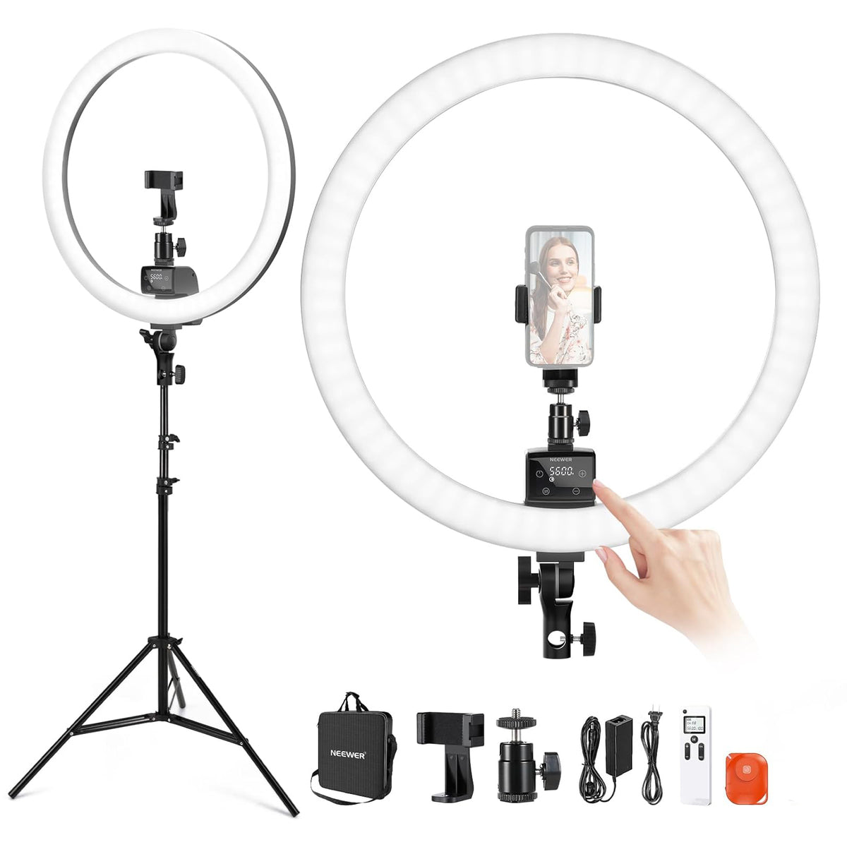 NEEWER SRP18-2.4G 18-inch Powerful LED Ring Light