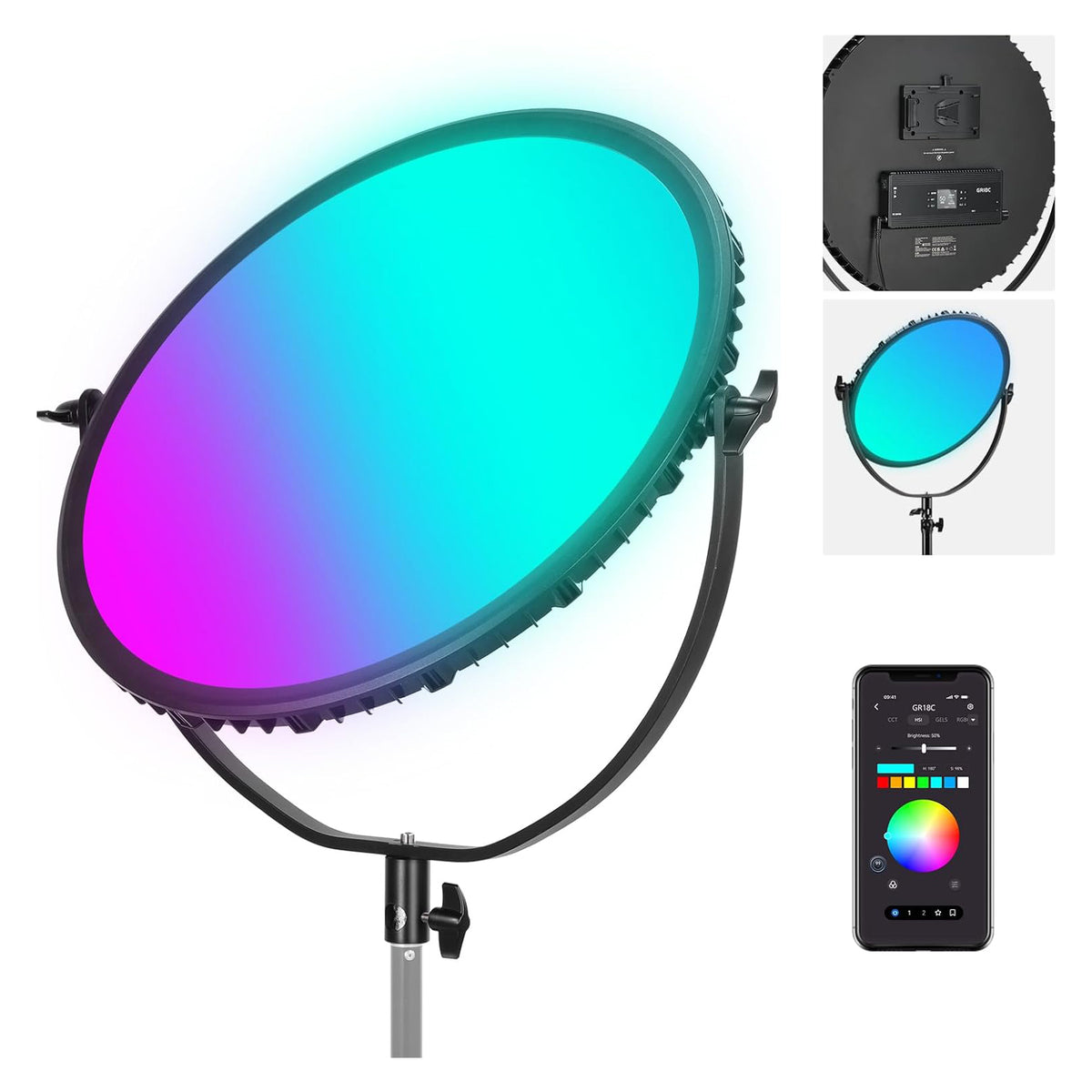 NEEWER GR18C Round Panel Light LED | LED Light Panel