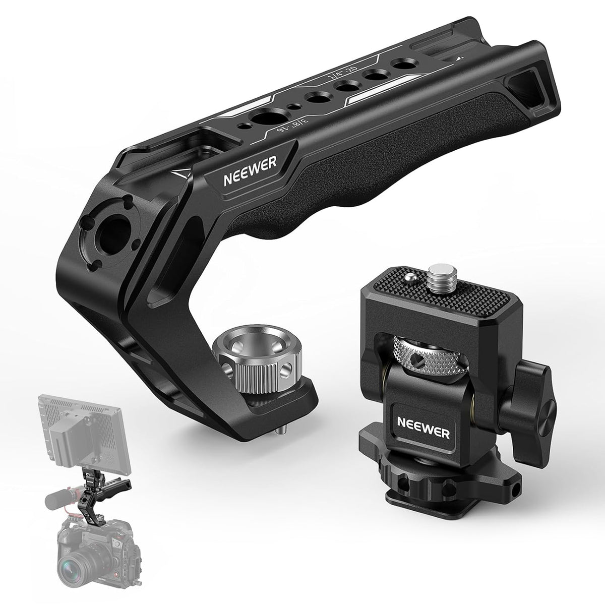NEEWER CA007 Camera Top Handle & Monitor Mount Set