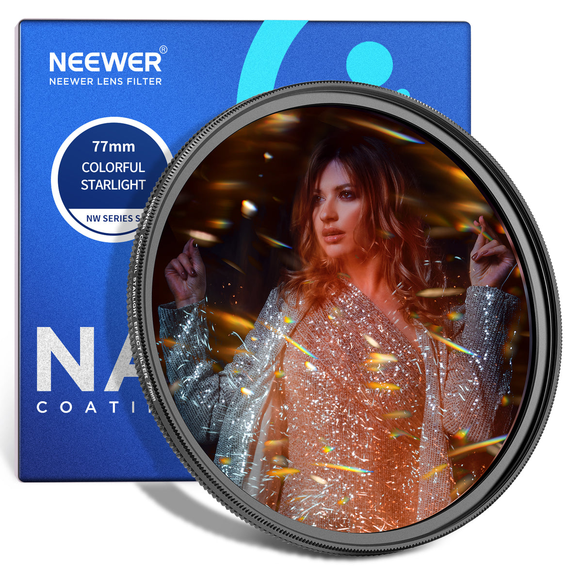 NEEWER Starlight Filter | Colorful Flare Lens Filter