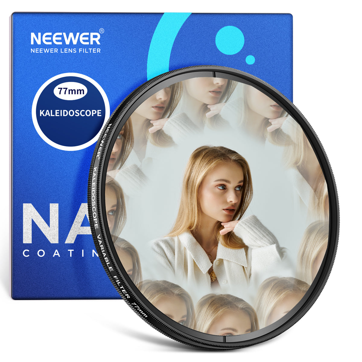 NEEWER FL-E1 Prism Lens Filter | Kaleidoscope Filter