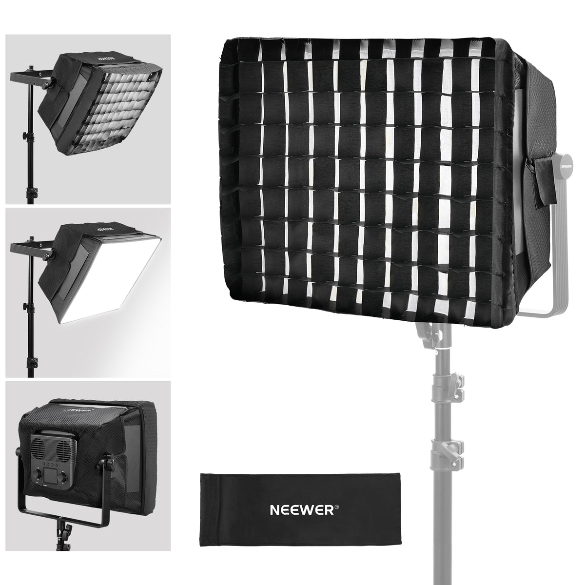 NEEWER Softbox Diffuser for PL60C RGB LED Video Light Panel - NEEWER