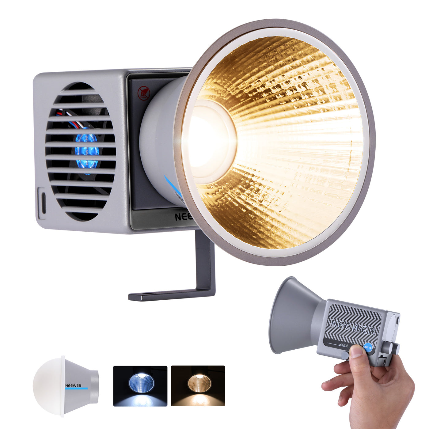 NEEWER HS60B Bi-Color Mini Light | COB LED Video Light