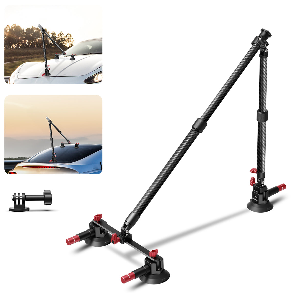 NEEWER CA136 Triple Suction Cup Car Mount Kit