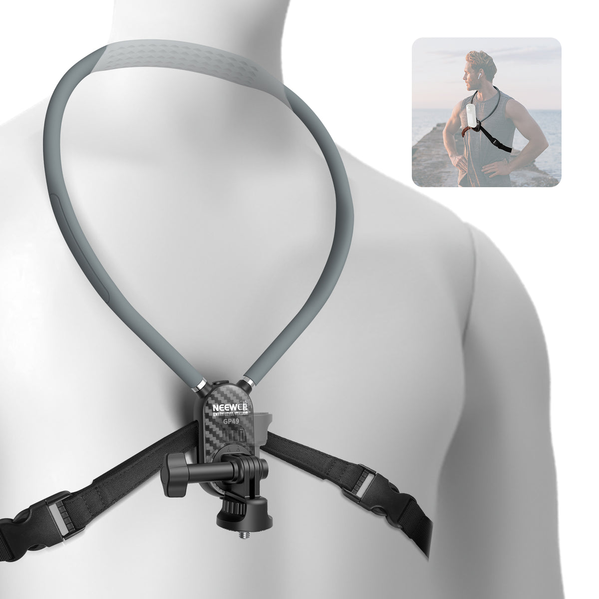 NEEWER GP49 Neck Mount For Action Cameras