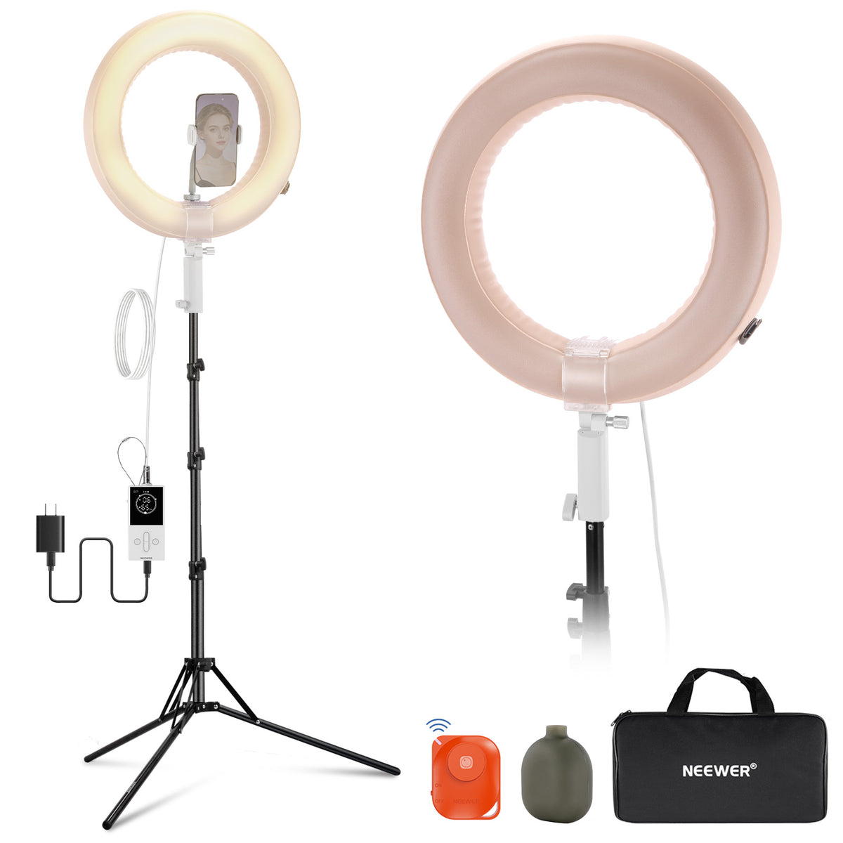 NEEWER RA14B 14" Inflatable Large Ring Light Kit
