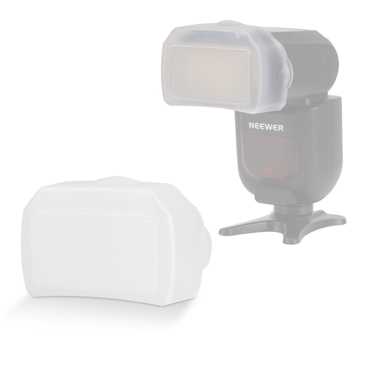 NEEWER FA002 Flash Diffuser for Square Head Speedlite Flash