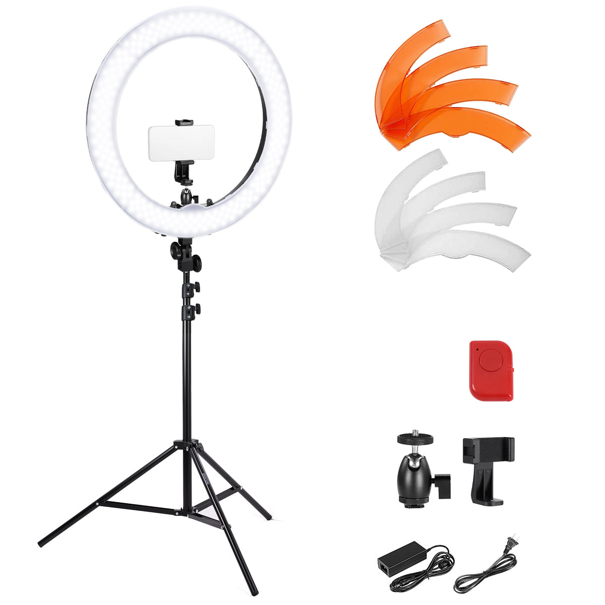 NEEWER RL-18 18" LED Ring Light Pro Kit - NEEWER
