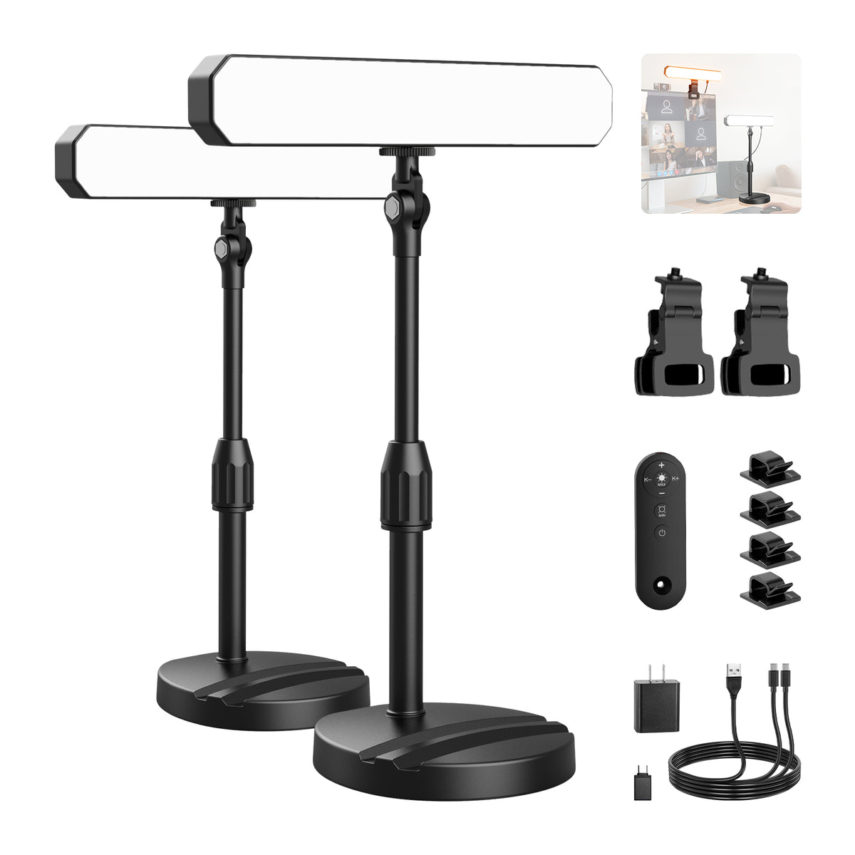 NEEWER BASICS L10 Bi Color LED Desktop Light Kit
