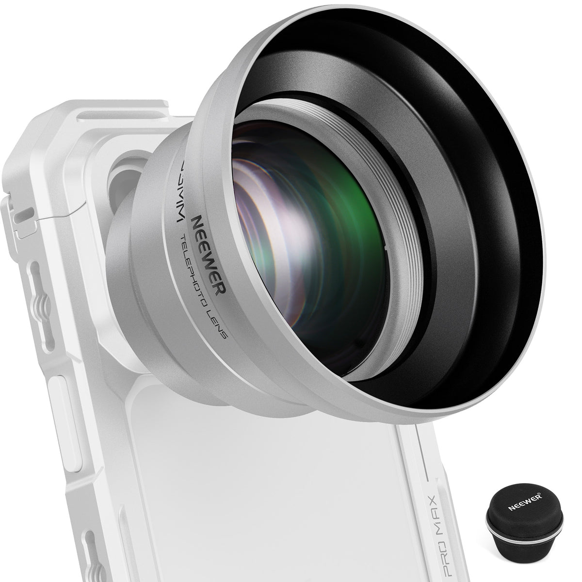 NEEWER LS-66 65mm Telephoto Phone Lens with Lens Hood