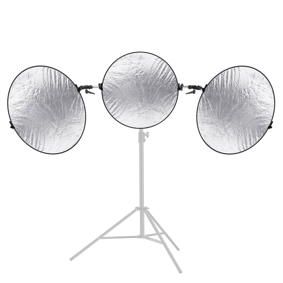 NEEWER Triple Reflector Holder with 5-in-1 Reflectors