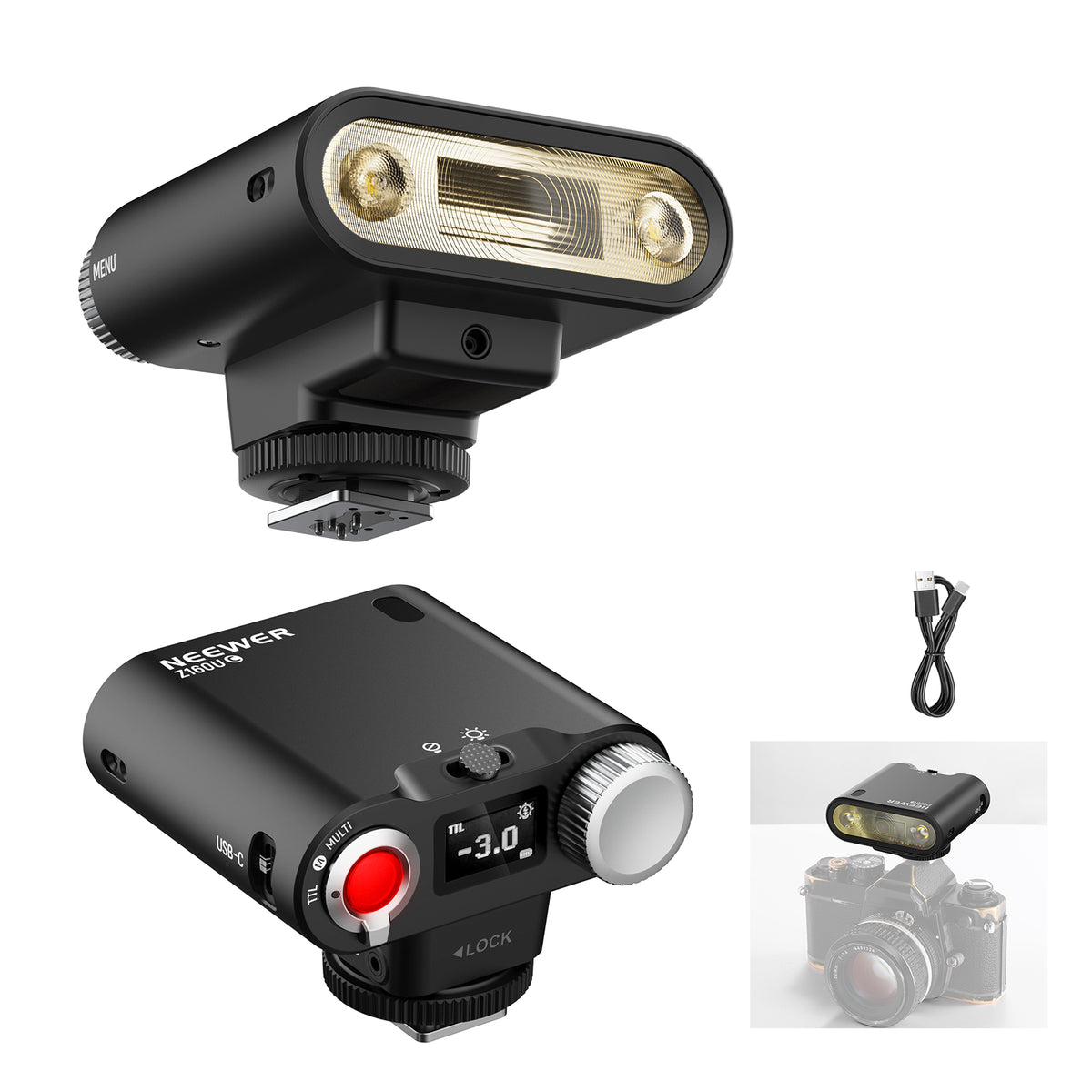 NEEWER Z160U Stylish Portable Mini On Camera Flash