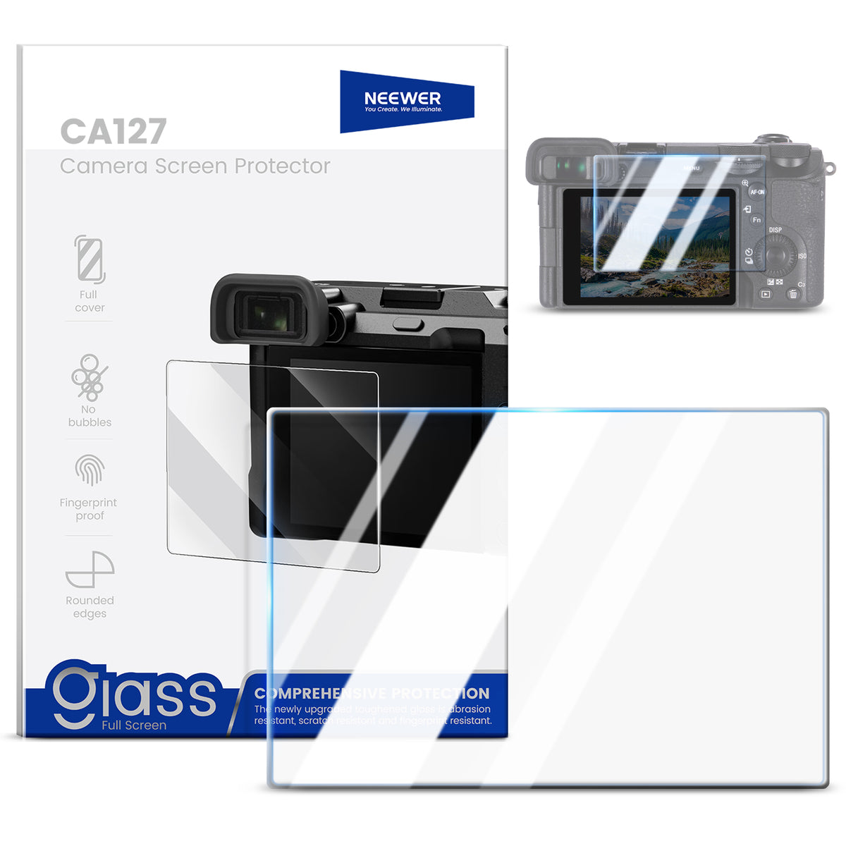 NEEWER CA127 3" Ultra Slim Camera Screen Protector