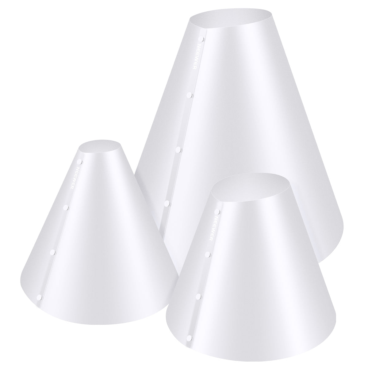 NEEWER NK001 3-Pack Photo Diffuser Cone (3 Sizes)