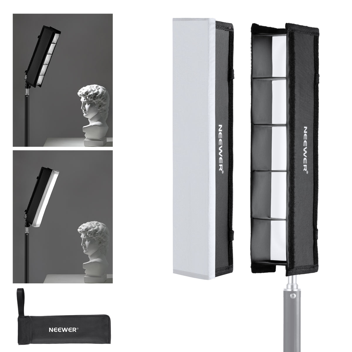 NEEWER NS7S Tube Light Grid Softbox Diffuser for RGB1 - NEEWER