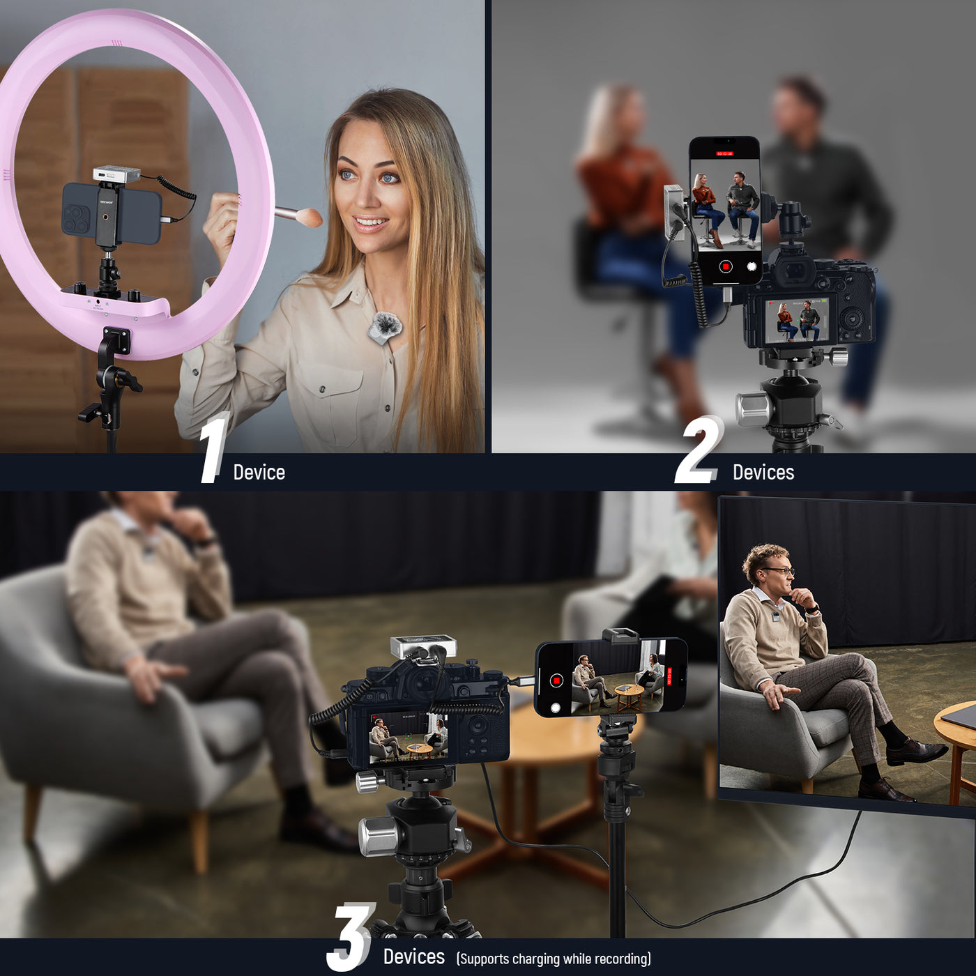 NEEWER CM31 Wireless Lavalier Microphone System