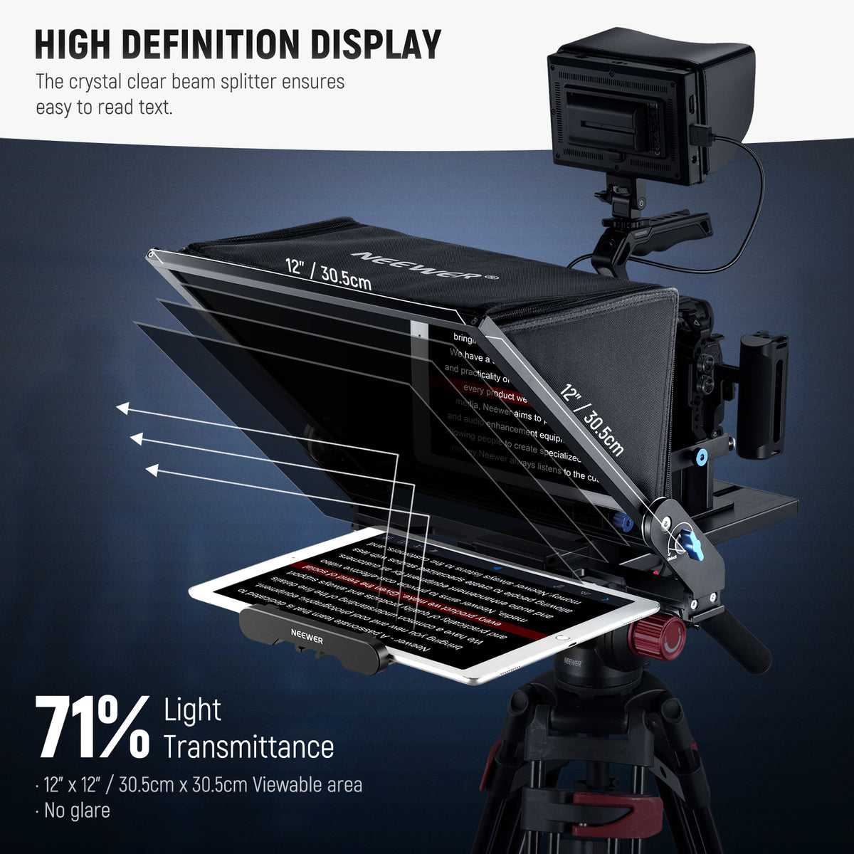 NEEWER X17 Remote Teleprompter - NEEWER