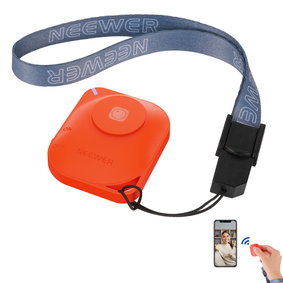NEEWER RT116 Wireless Bluetooth Remote Lanyard - NEEWER
