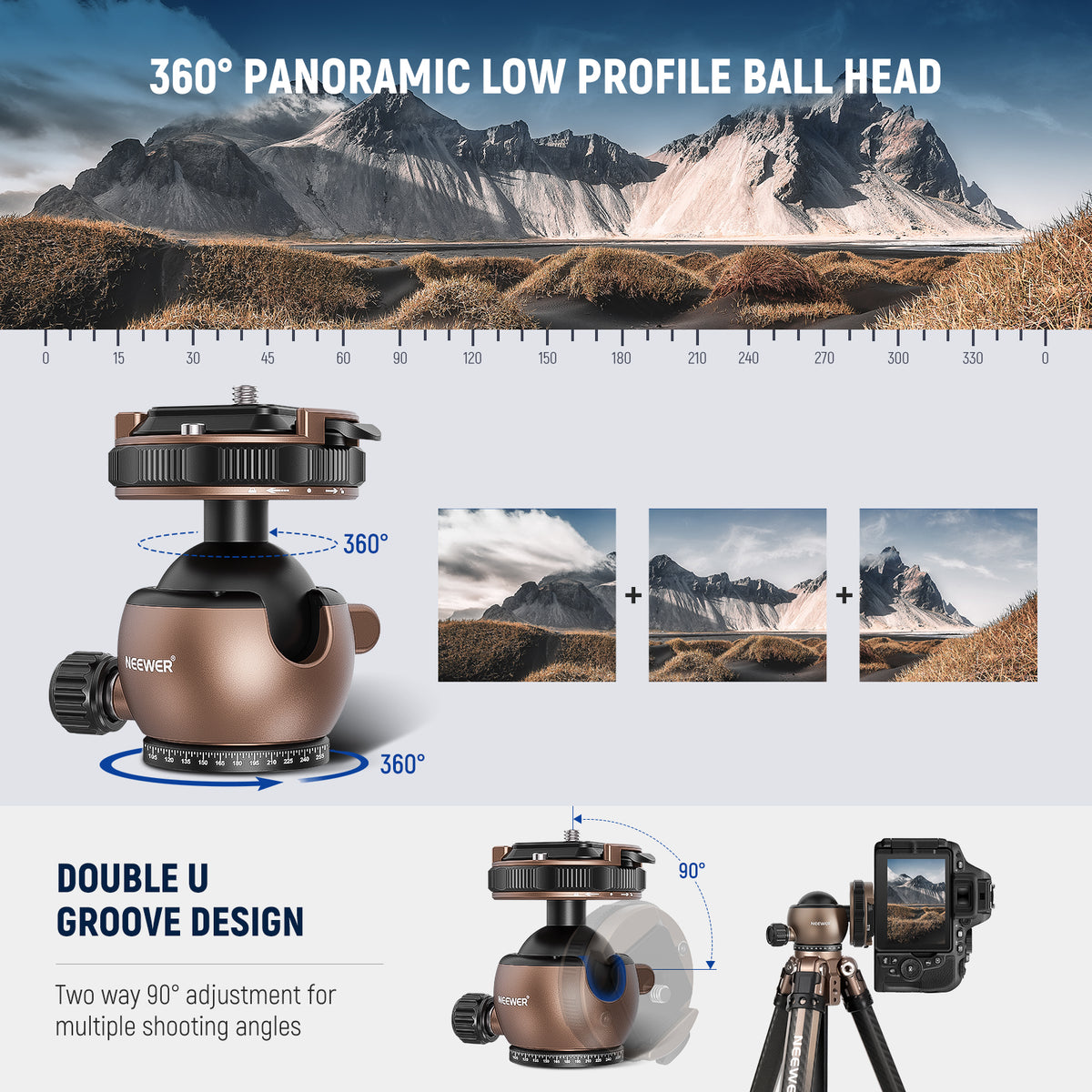 Tripod Head and Accessories – NEEWER