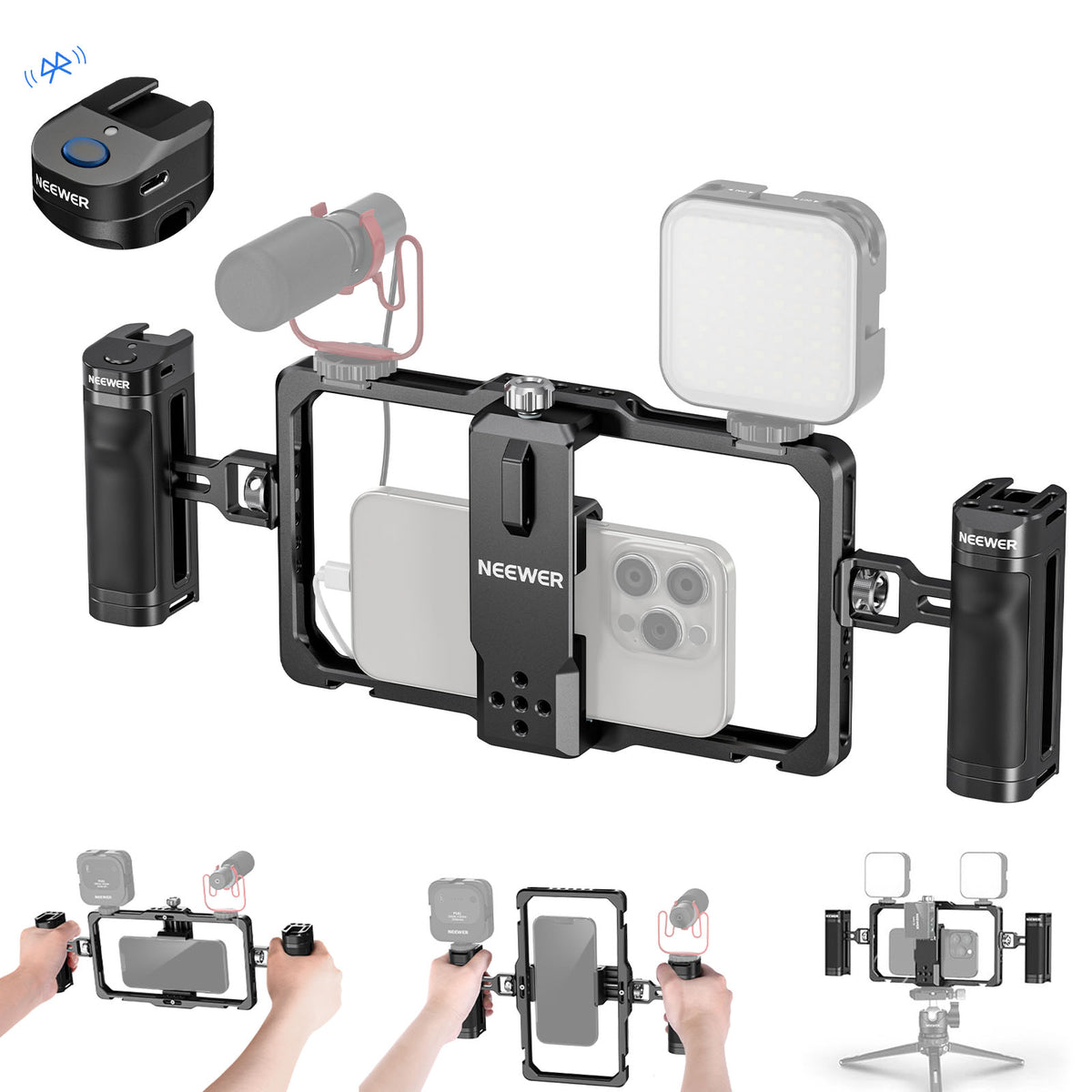 NEEWER PA009E Universal Phone Cage | Smartphone Video Rig