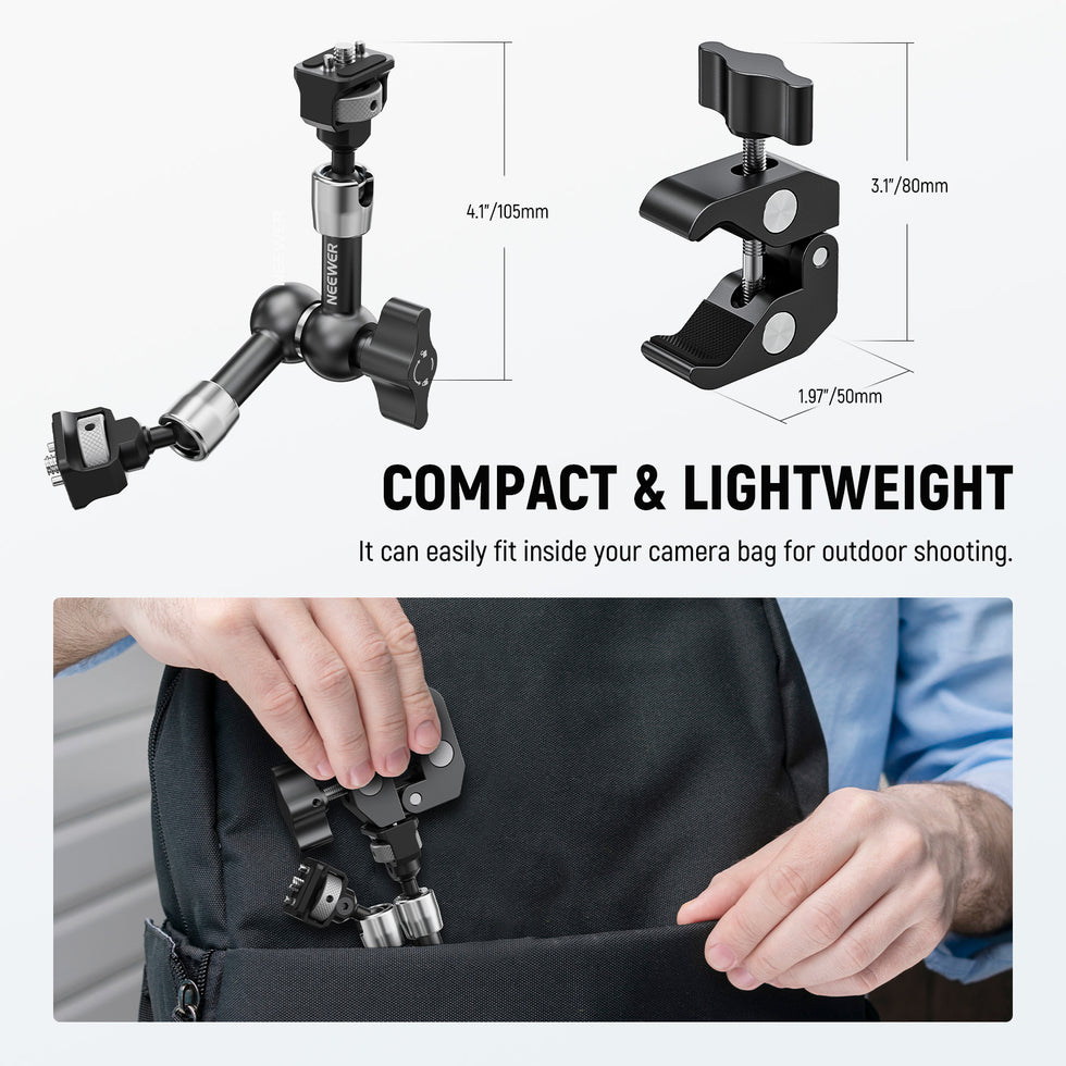 NEEWER ST07C/ST16C Magic Arm with Super Clamp