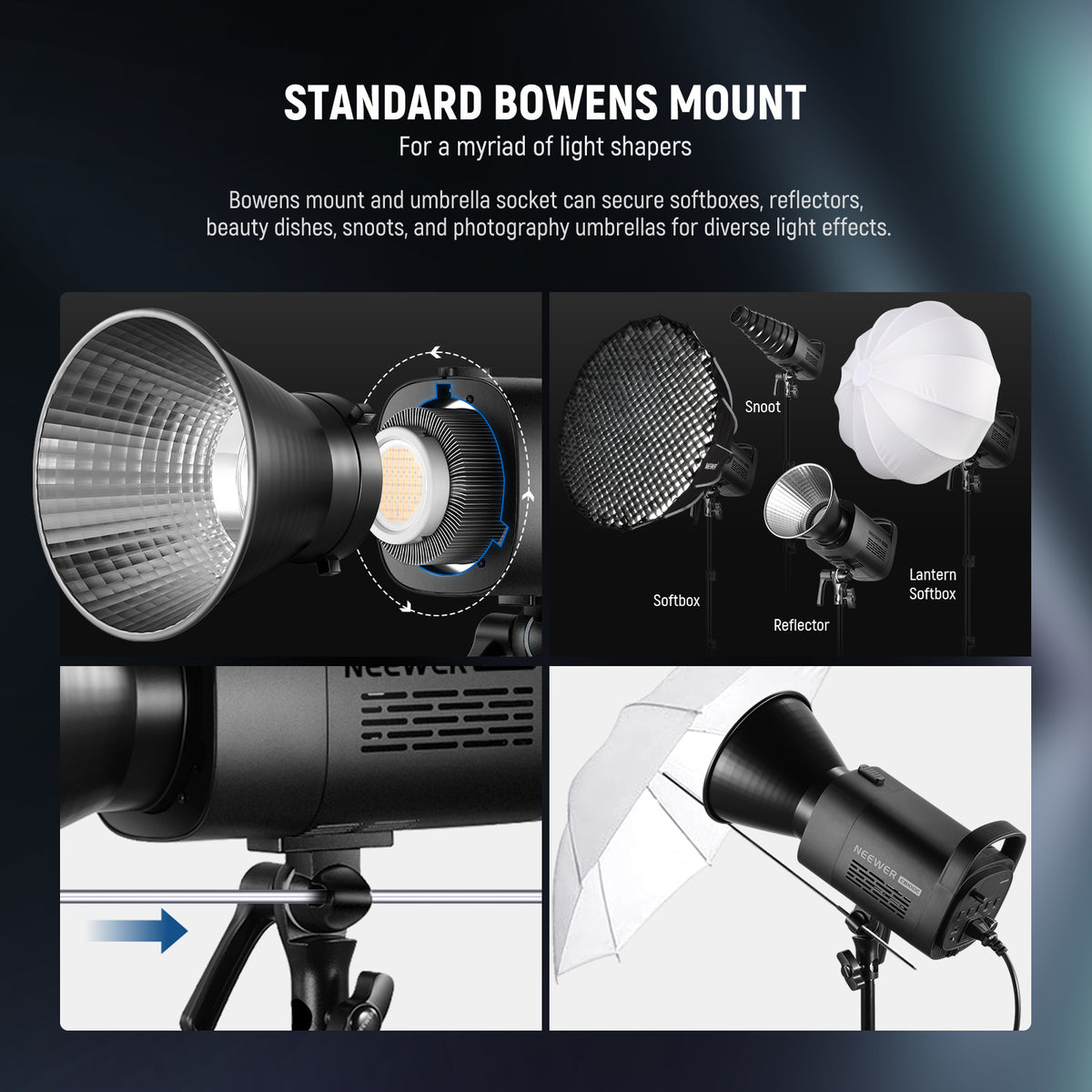 NEEWER CB100C RGB Video Light | Continuous Lighting