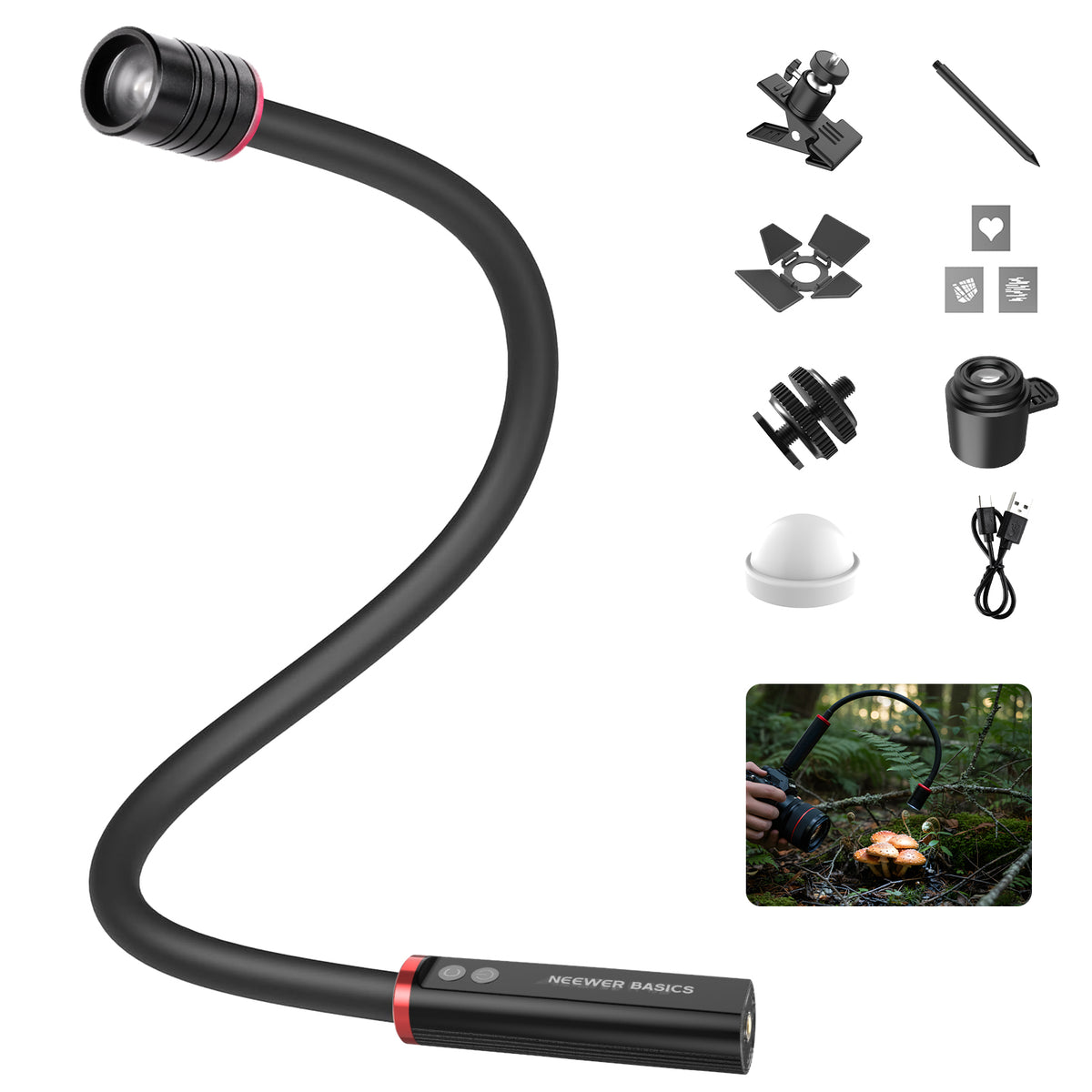 NEEWER ML01 Flexible LED Macro Photography Lighting