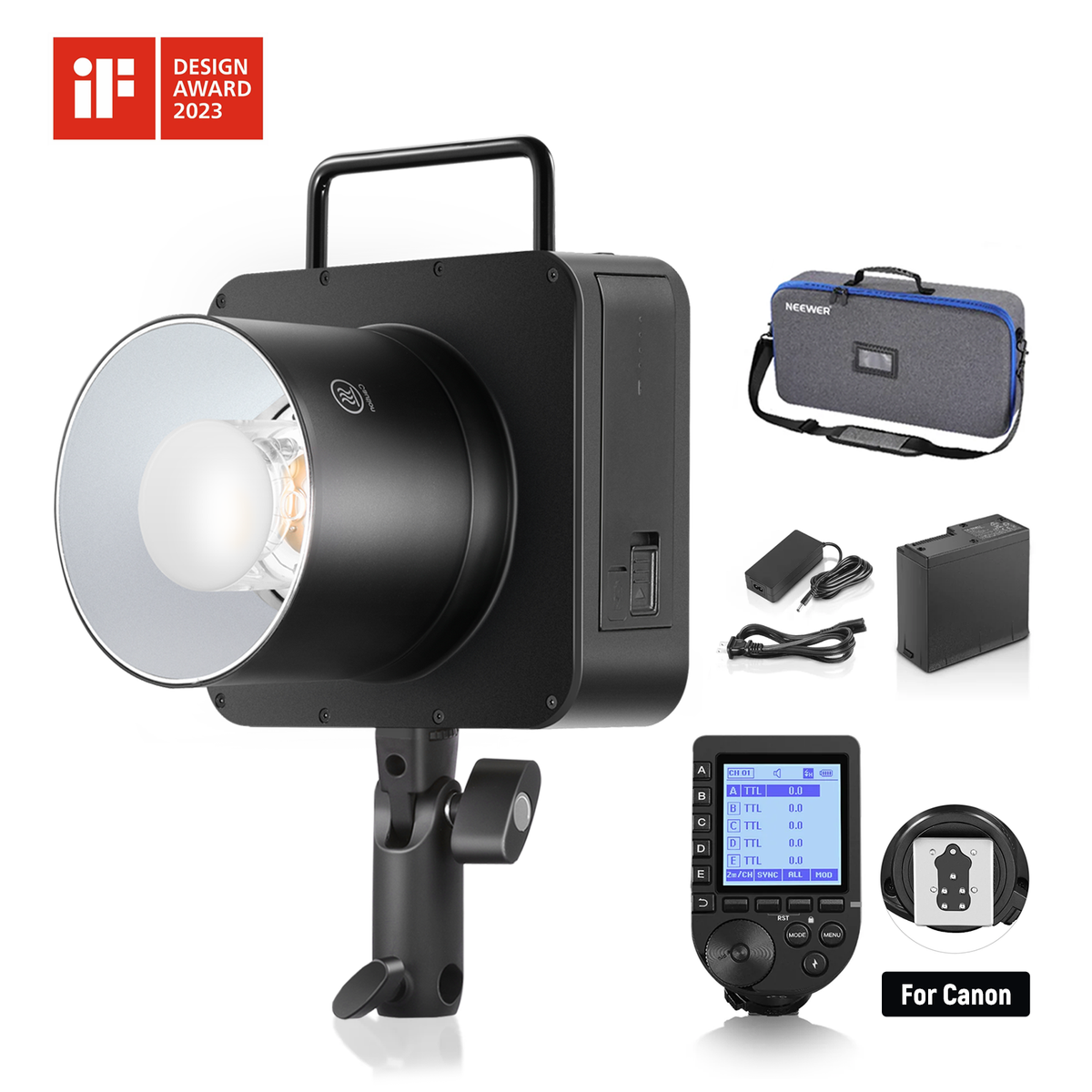 NEEWER Q4 400Ws 2.4G TTL Flash - NEEWER