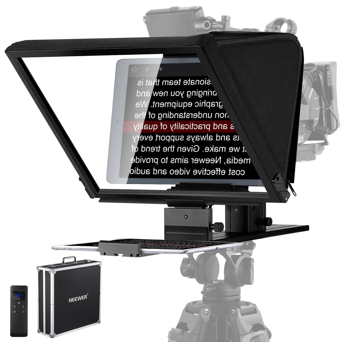 NEEWER X16 DSLR Teleprompter | Phone&Tablet Teleprompter